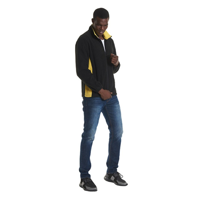 Buy Two Tone Full Zip Fleece Jacket